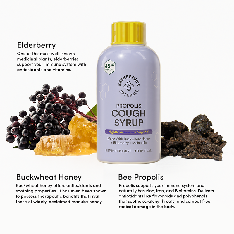 Night Time Cough Syrup | Beekeeper's Naturals