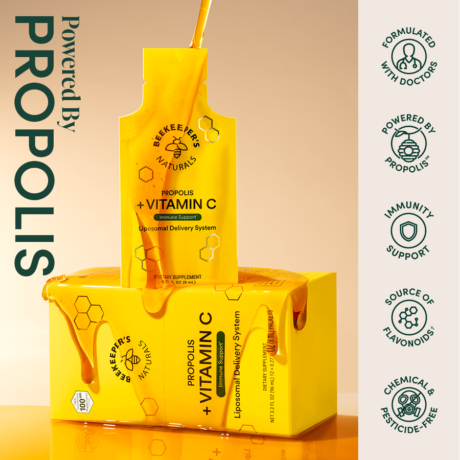 Propolis + Vitamin C Liposomal | Beekeeper's Naturals