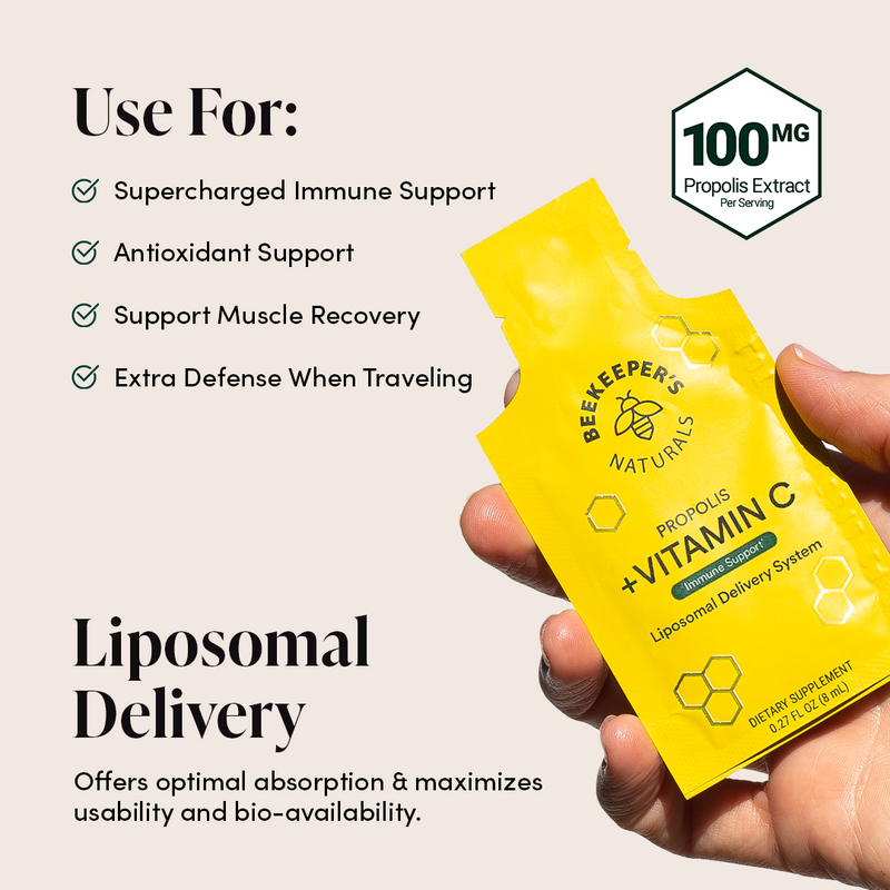 Propolis + Vitamin C Liposomal | Beekeeper's Naturals