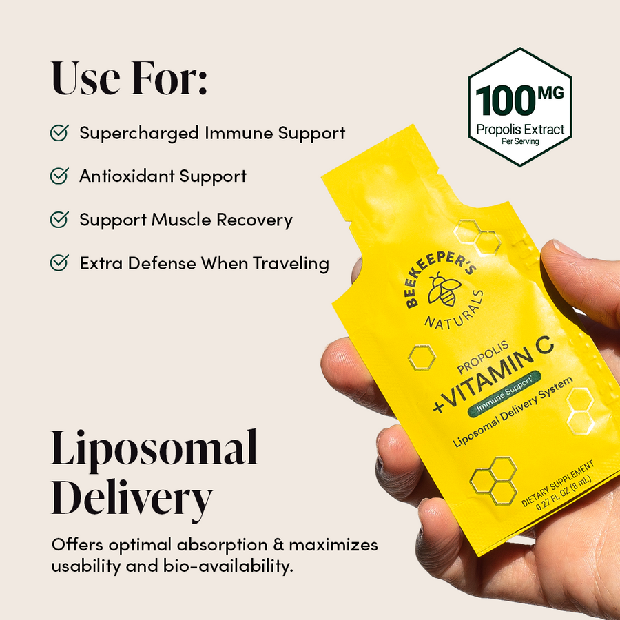 Propolis + Vitamin C Liposomal | Beekeeper's Naturals