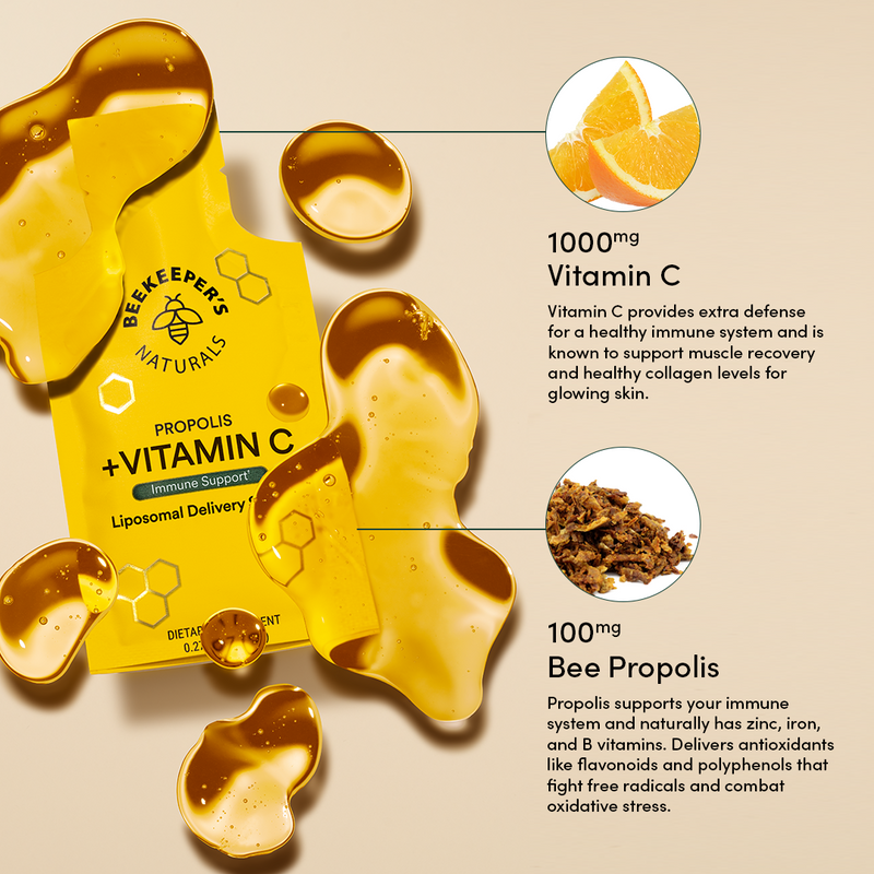 Propolis + Vitamin C Liposomal | Beekeeper's Naturals