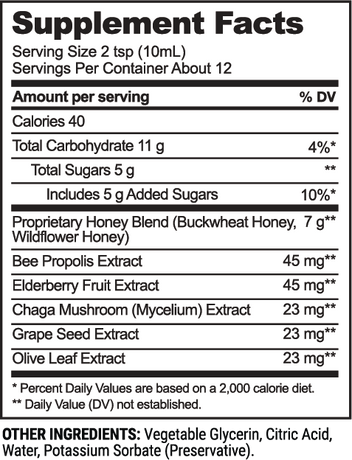Propolis Cough Syrup | Beekeeper's Naturals