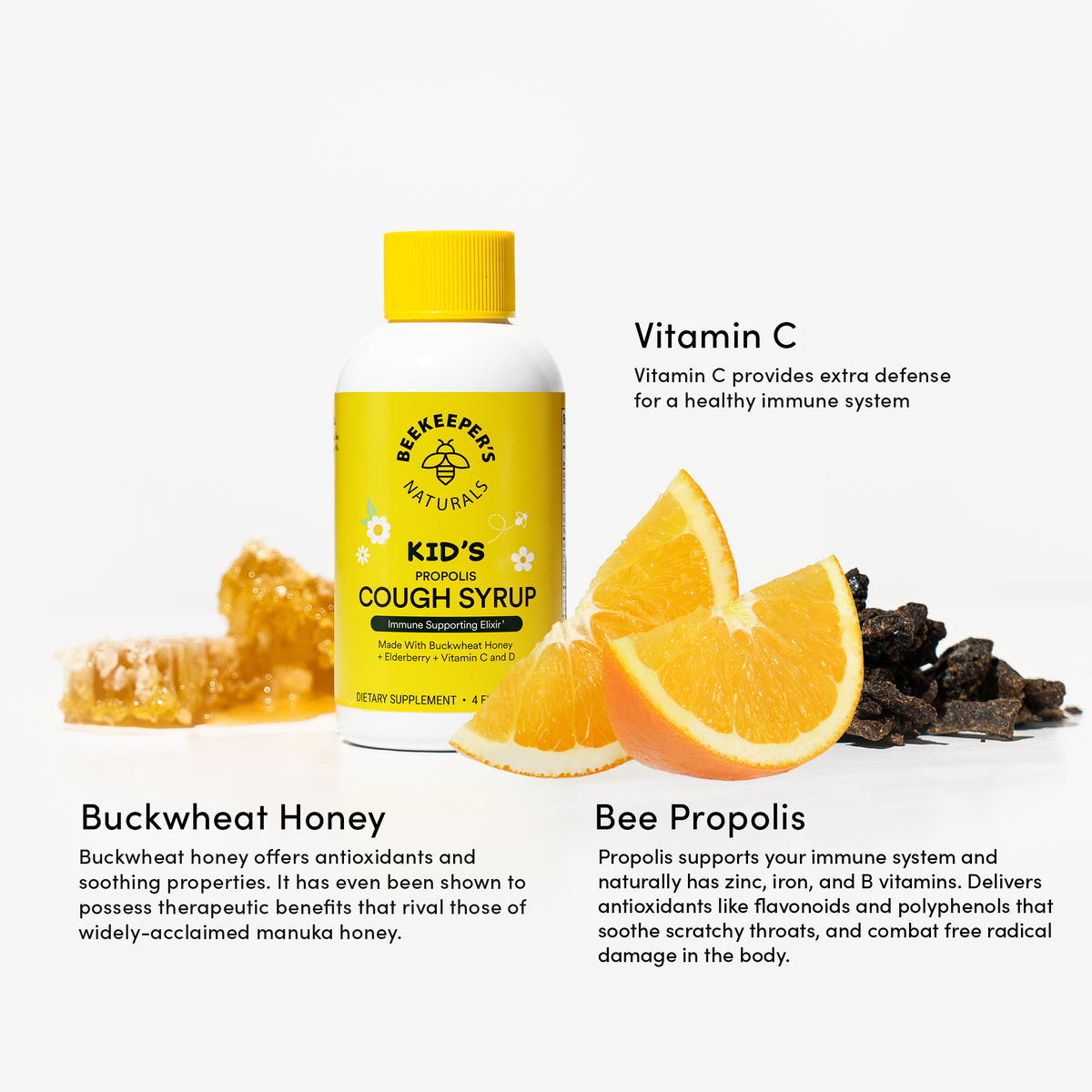 Cough Syrup For Kids | Beekeeper's Naturals