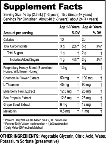 Childrens Nighttime Cough Syrup | Beekeeper's Naturals