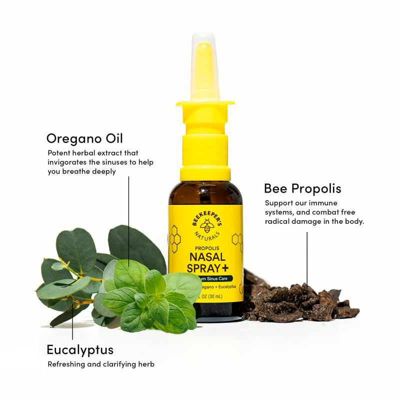 Propolis Nasal Spray+ | Beekeeper's Naturals