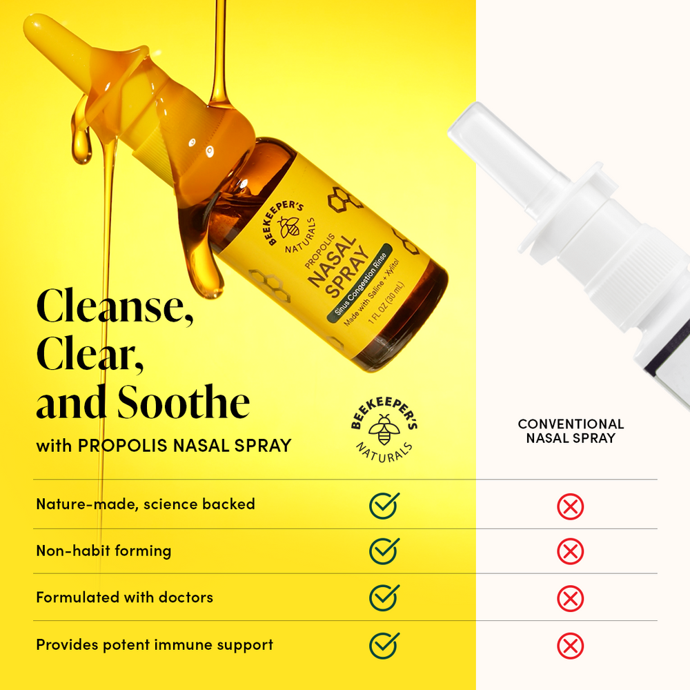 Propolis Nasal Spray+ | Beekeeper's Naturals