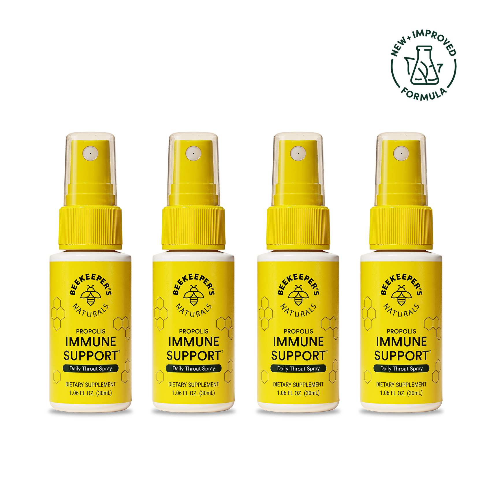 Propolis Immune Support Throat Spray 4-Pack