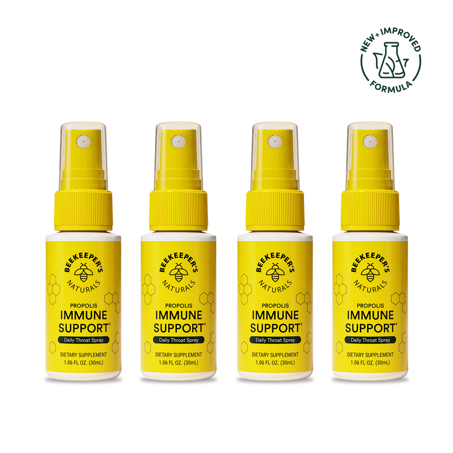 Propolis Immune Support Throat Spray 4-Pack