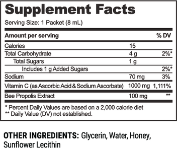 Propolis + Vitamin C Liposomal | Beekeeper's Naturals