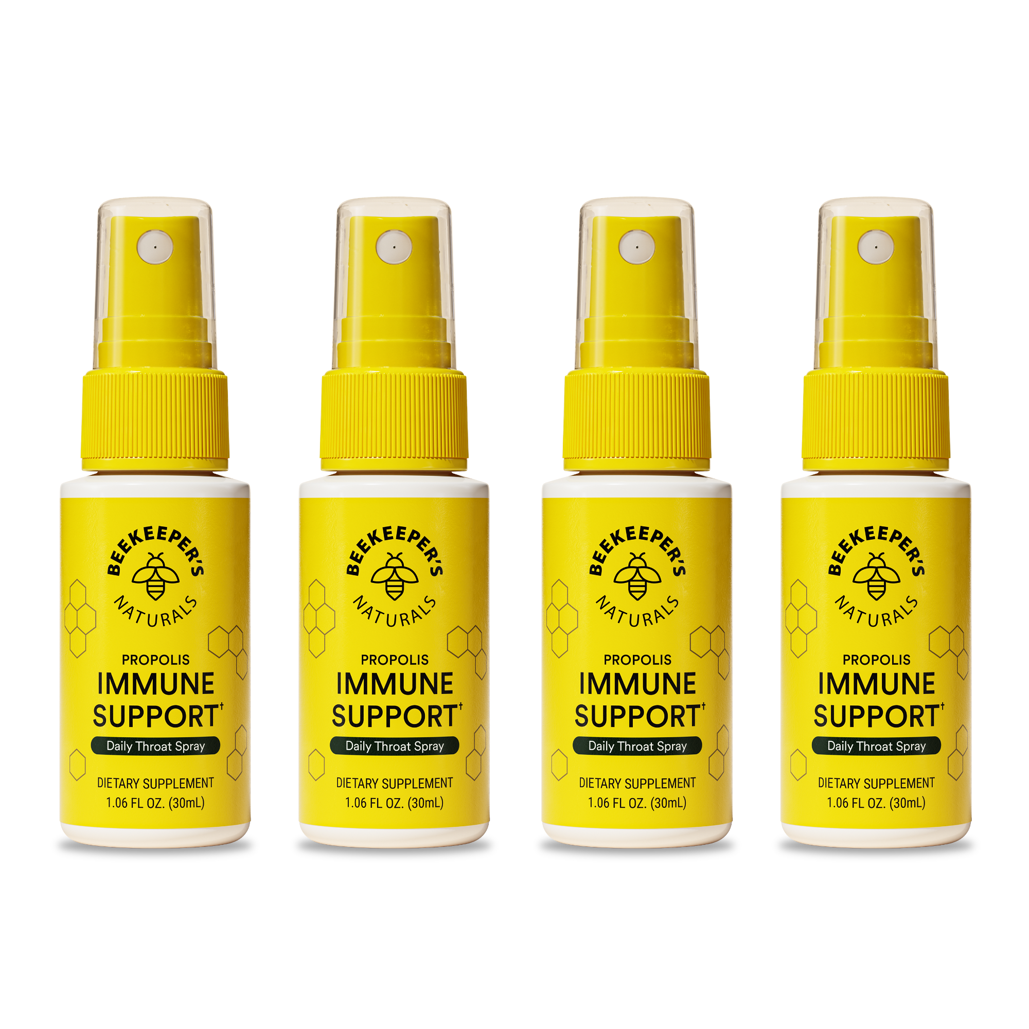 Propolis Spray 4-Pack | Beekeeper's Naturals
