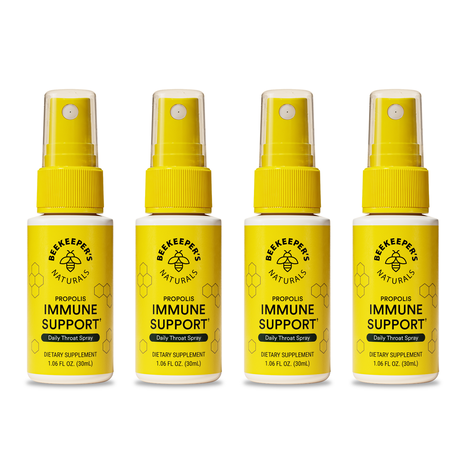 Propolis Spray 4-Pack | Beekeeper's Naturals