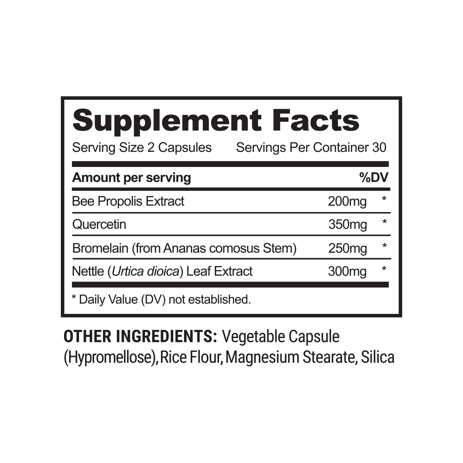 Sinus Support Supplements | Beekeeper's Naturals